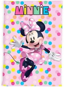 Setino - Dívčí fleecová deka Minnie Mouse - Disney / 100 x 140 cm