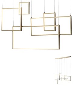 Redo 01-2317 - LED Stmívatelný lustr na lanku PLANA LED/80W/230V zlatá