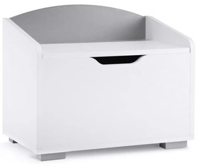 Konsimo Sp. z o.o. Sp. k. | Dětský úložný kontejner PABIS 50x60 cm bílá/šedá | KO0125
