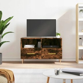 Fionshop 263603574 Tv skříňka kouřový dub 80 x 36 x 50 cm kompozitní dřev