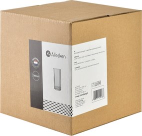 Sada 4 ks vysokých sklenic ELISE STRIPES 360 ml čirá