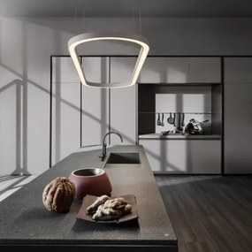 Závěsné LED svítidlo NOVA LUCE CUPPE 58W 3000K bílé 9345625
