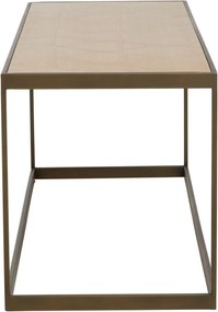 Hnědý/v přírodní barvě konferenční stolek s deskou v dubovém dekoru 40x120 cm Grenoble – Premier Housewares