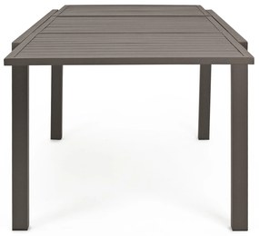 BIZZOTTO Rozkládací zahradní stůl HILDE 160x90 cm hnědý 0662981