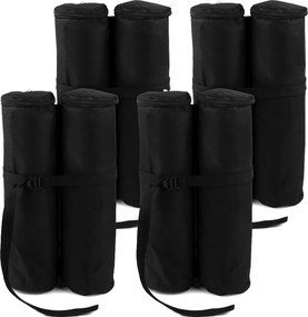Závaží na nohy party stanu, 4 ks, černá Kingsleeve