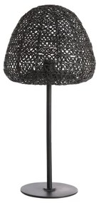 Matně černá stolní lampa (výška 56 cm) Finou – Light &amp; Living