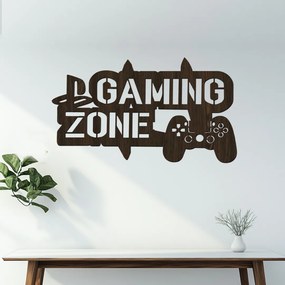 dřevo života Dřevěná dekorace GAMING ZONE Zvolte rozměr (cm): 60x35, Zvolte barvu dekoru: Wenge