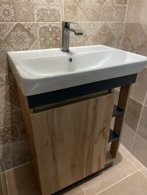 Kingsbath Utah 50 koupelnová skříňka s umyvadlem