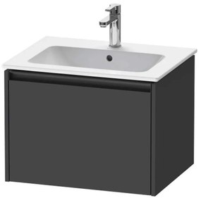Duravit Ketho.2 - Umyvadlová skříňka 44x61x48 cm, 1 zásuvka, grafit mat K25062049490000