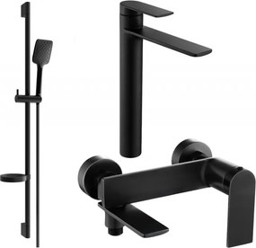 Mexen Zero DS62 koupelnový set, černý - 7113DS62-70