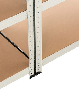 Sada 2 ks zásuvný regál G 90x40x180 cm – stříbrná