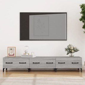 TV skříňka šedá sonoma 150 x 34,5 x 30 cm kompozitní dřevo - Default Title