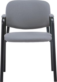 Konferenční židle Ken PRO látka – šedá