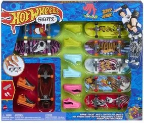 Mattel Hot Wheels Skates Fingerboard a boty 8ks / od 5 let