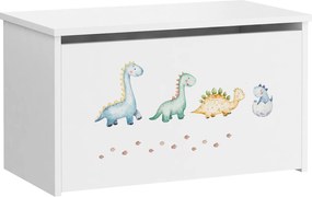 ADRK Furniture Truhla na hračky DARIA TB-Dar-W-DINO-n-O039
