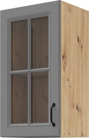 STILO ad | horní skříňka 40 GS-72 1F s policí | 40 cm | UNI dvířka | artisan/šedá