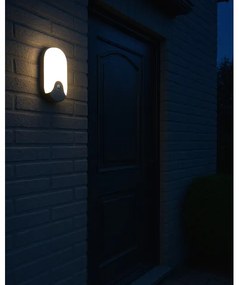 LED Venkovní nástěnné svítidlo se senzorem pohybu LED/18W/230V IP44 antracit