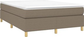 Box spring postel s matrací taupe 140x200 cm textil 3144526