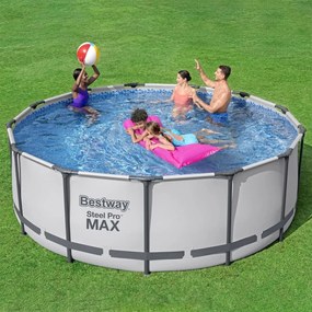 Bestway Bazén Steel Pro MAX s příslušenstvím kruhový 396 x 122 cm [3202687]