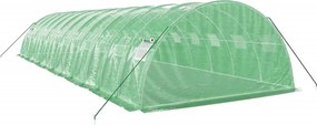 Skleník s ocelovým rámem zelený 48 m² 12 x 4 x 2 m 3188065