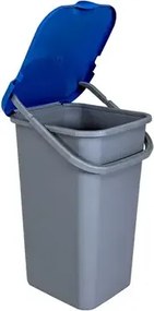 Belli e Forti PREMI šedá, modré víko / Koš na tříděný odpad / 24 l / p