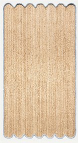 Diamond Carpets India, Ručně vázaný kusový koberec Eara SM-13 Natural, 200x290, béžová, chodba / předsíň