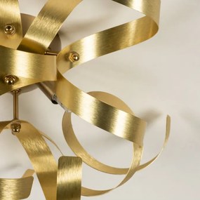Stropní designové svítidlo do ložnice Artek Curl 30 Gold