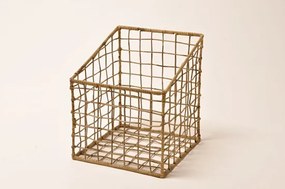 Hitra Ratanový koš BASKET/úložný box 30x35x30cm grey