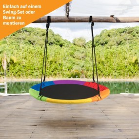 Costway Nest Houpačka Zahradní houpačka Venkovní dětská houpačka do 150 kg
