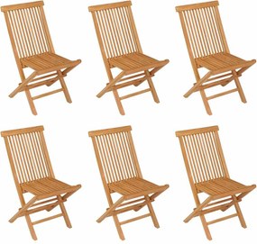 7dílný zahradní jídelní set masivní teakové dřevo 3059602