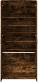 Botník kouřový dub 80 x 39 x 178 cm kompozitní dřevo 3276676