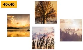 Set obrazů přírodní krásy