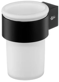 BISK Erga Futura, sklenice na zubní kartáčky, černá matná, ERG-02959