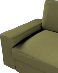 Potah na pohovku Kivik  3-místná, rozkládací barva zelená látka pletený vzor