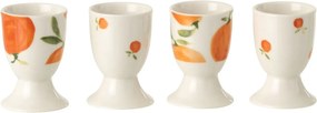 Sada 4 keramických kalíšků na vajíčka Casa Naranja - Ø 5*7 cm
