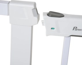 Bezpečnostní dveřní branka PawHut nastavitelná 75-96 cm Auto-Close pro psy a domácí zvířata