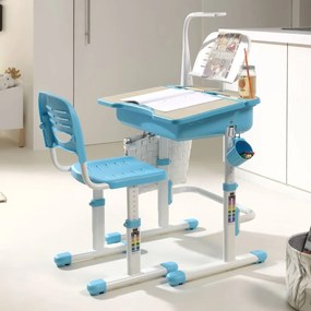 Vipack Nastavitelný dětský stůl Comfortline 301 s židlí a bílý [442704] Barva: Modrá