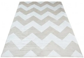 Moderní kusový koberec Isphahan 84271/369 CikCak béžový Rozměr: 160x230 cm