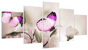 Obraz motýla  (150x80 cm)