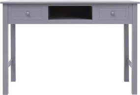 Psací stůl šedý 110 x 45 x 76 cm dřevo 284156