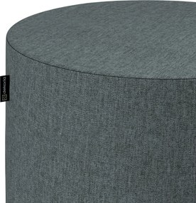 Sedák Barrel- válec pevný barva modrá látka pletený vzor