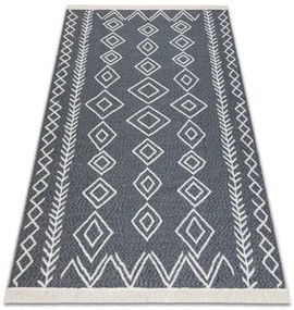 koberec TWIN 23000 Boho, bavlna, oboustranný, diamanty Ekologické t velikost 140x190 cm | krásné koberce cz