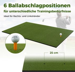 Costway 3-v-1-Ticking mat pro golf. Vysoce kvalitní úderová podložka s umělým