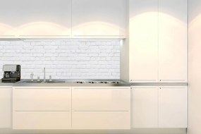 DIMEX | Fototapeta do kuchyně Bílé cihly KI-180-302 | 180 x 60 cm | bílá