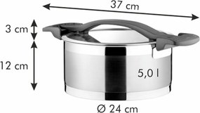 Tescoma Ultima kastrol s poklicí, pr. 24 cm