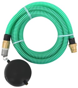 Sací hadice s mosaznými konektory zelená 1,1" 5 m PVC 151043