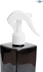 Dávkovač na mýdlo 500 ml černý s bílým rozprašovačem mini LUNA