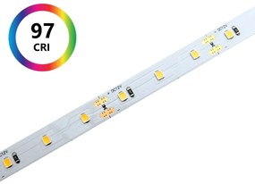 PROFI LED pásek CRI>97, 12W, 2500K, 2700K, 3000K, 6500K, 1100Lm/m, 12V, IP20, 60LED/m Barva světla: Teplá bílá, 2700K