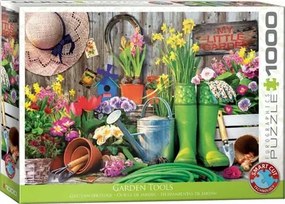 EUROGRAPHICS Puzzle Zahradní nářadí / 1000 dílků / 67,63 x 48,89 cm