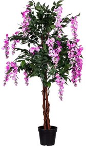 PLANTASIA Umělý strom, 120 cm, Wisteria růžová